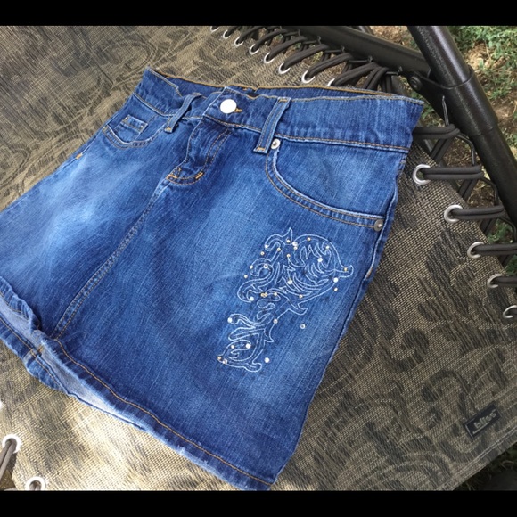 zona | Skirts | Zona Western Style Mini Denim Skirt Sz 9 | Poshmark